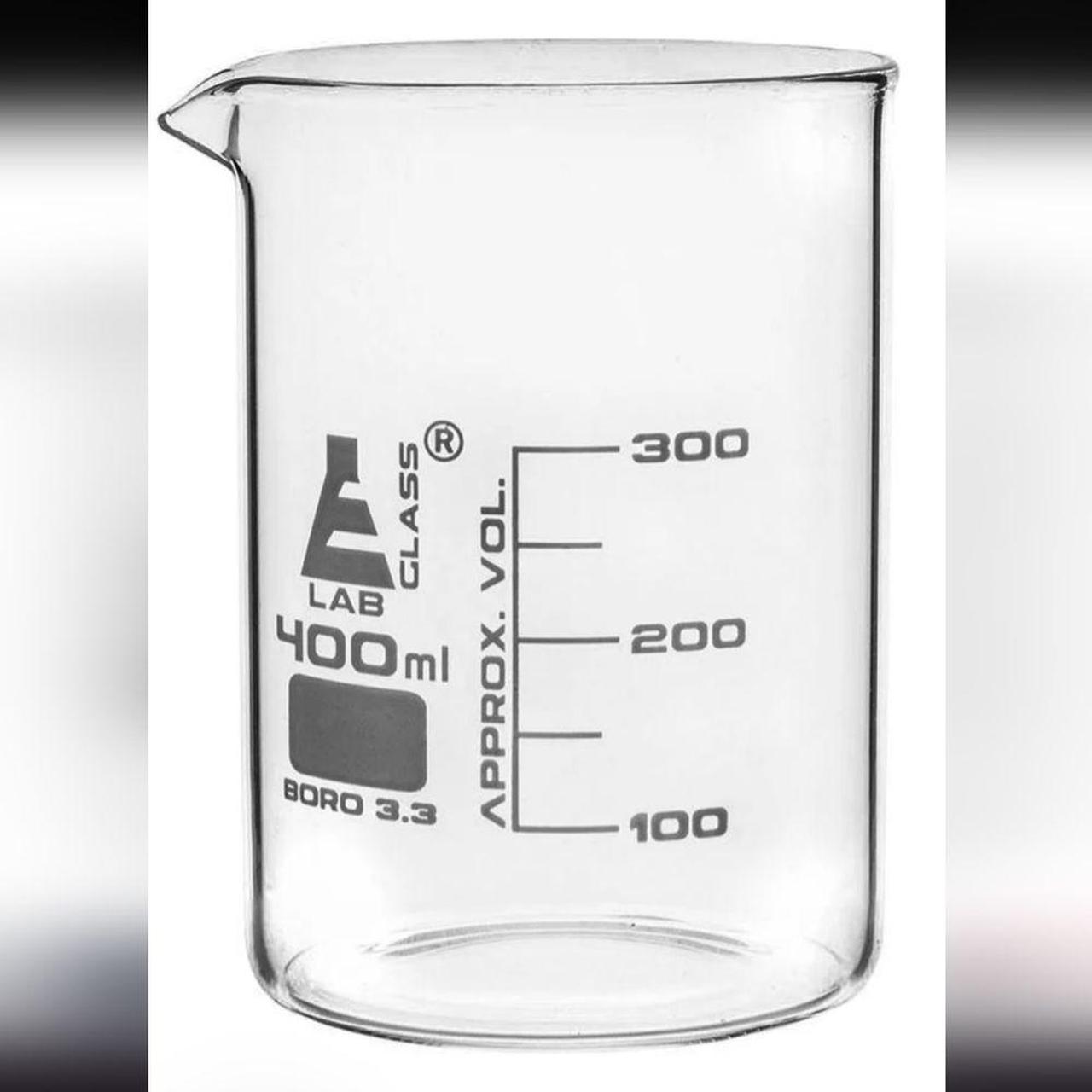 Beaker, 400ml - Low Form - Graduated - Borosilicate... - Depop