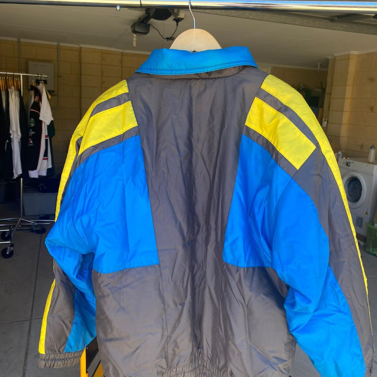 Windbreaker Vintage Color block - Depop