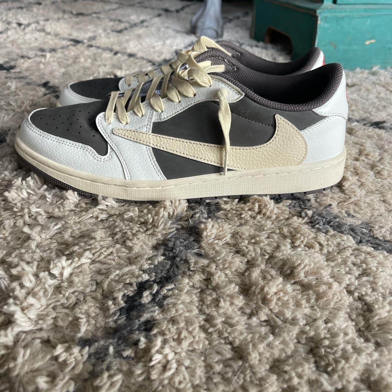 Size 12 Travis Scott x Air Jordan 1 Retro Low OG... - Depop