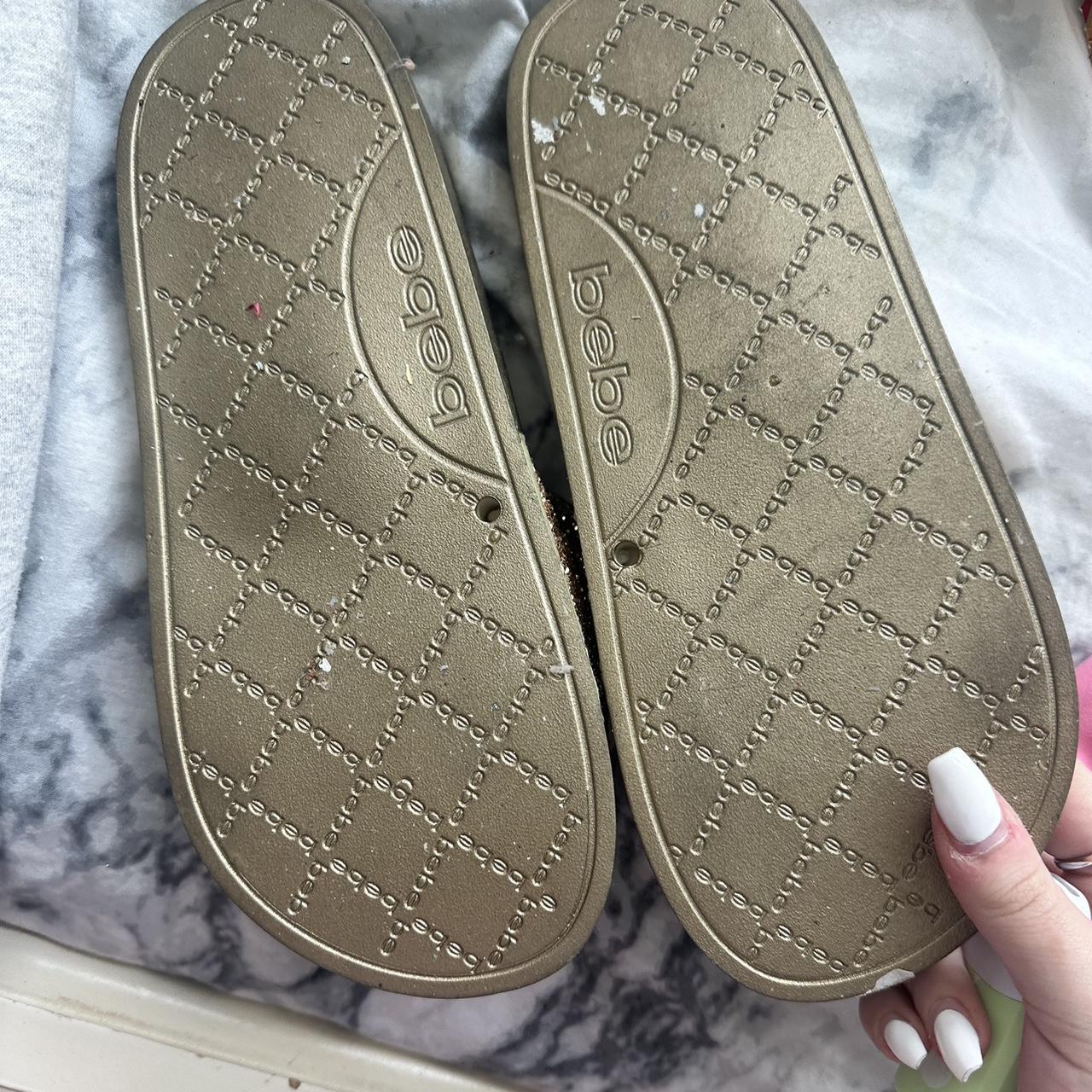 Bebe slides size 8 slides for summer - Depop