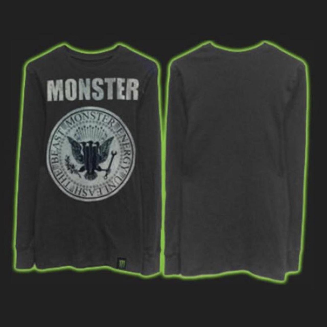 Monster Energy Beast long sleeve tee Size: XL Never... - Depop
