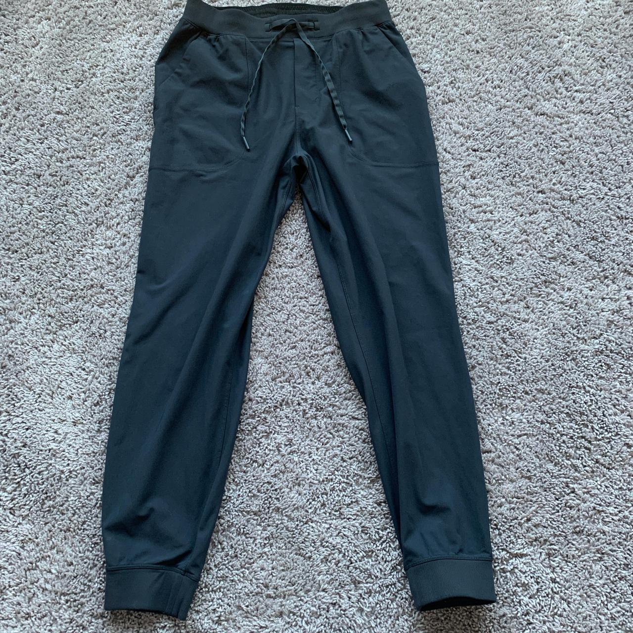Black lululemon athletic sweats Great condition Open... - Depop