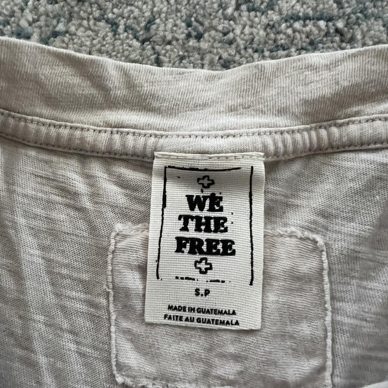 Free People We the Free long sleeve shirt, size... - Depop