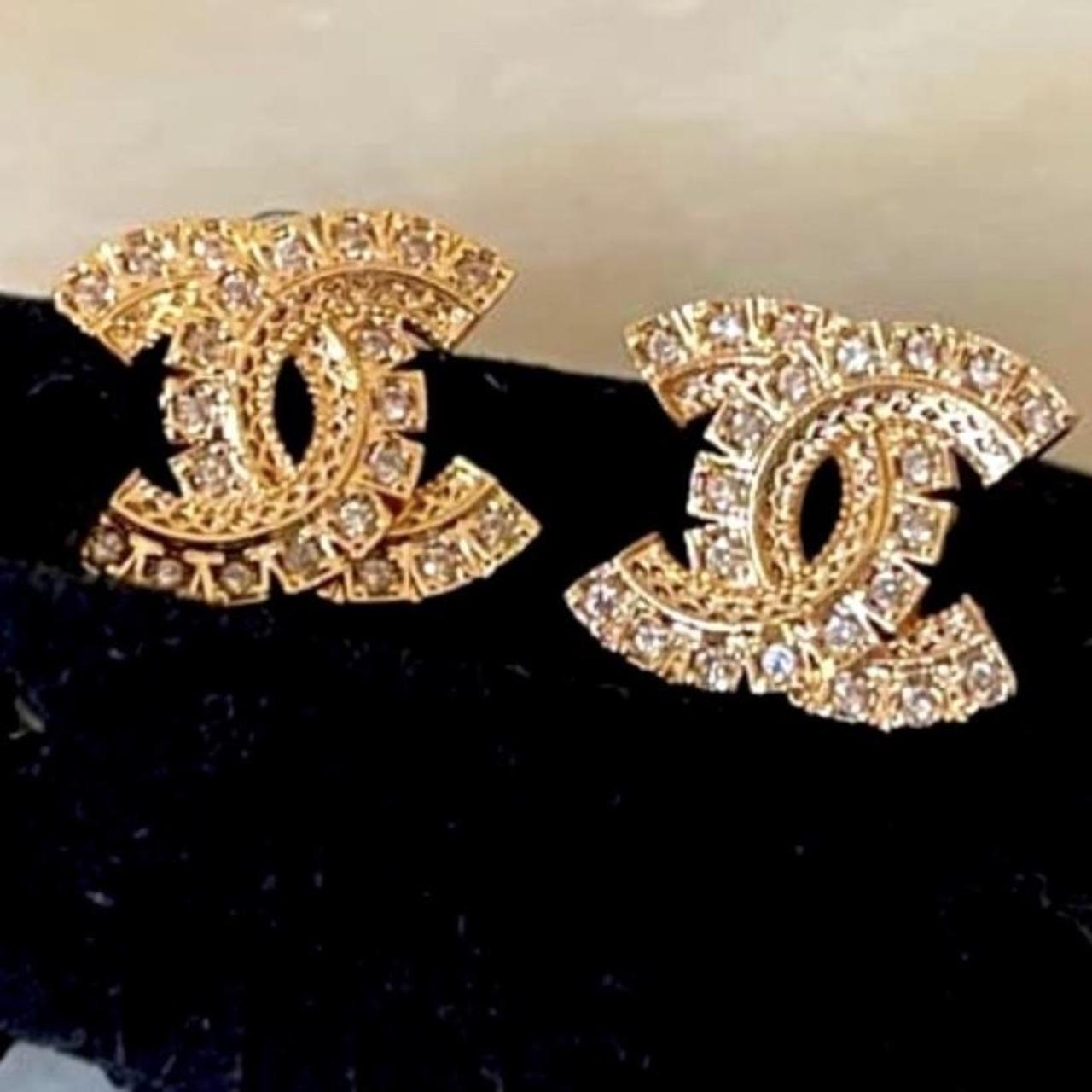 CC EARINGS GOOD QUALITY BRAND NEW!! $65 - Depop