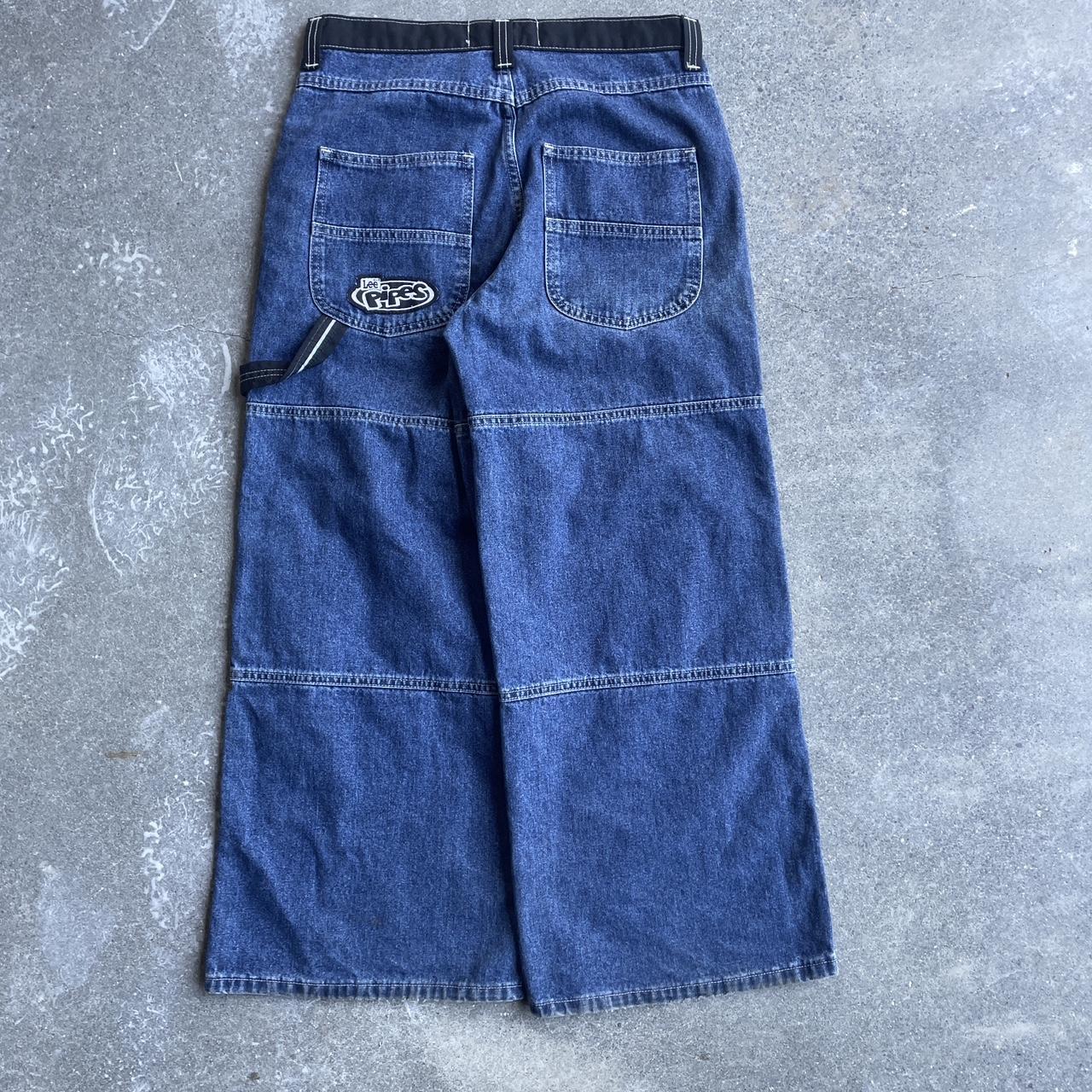 Late 90s Lee Pipes 31x27 Super baggy 12 inch leg... - Depop