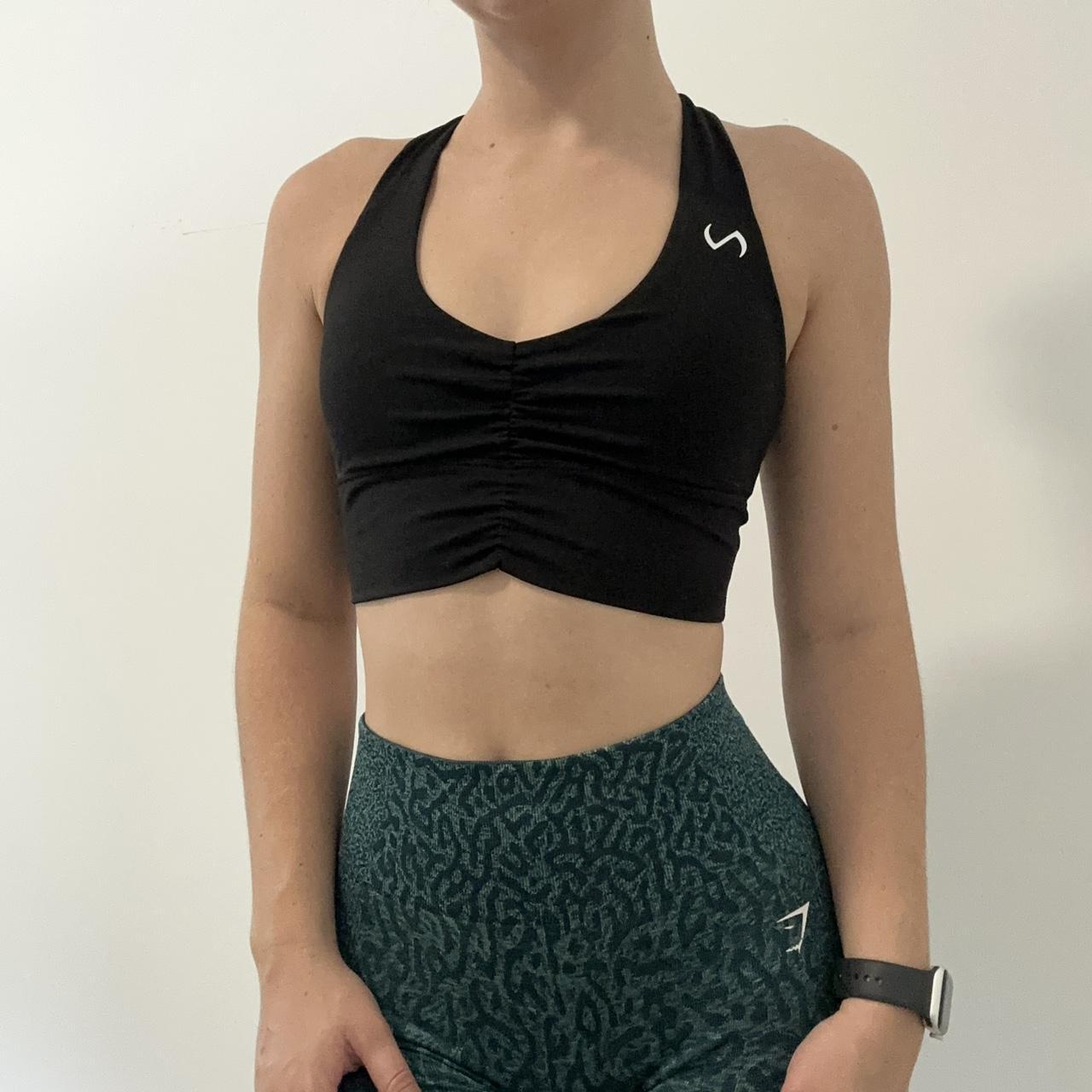 TLF brand Scrunch Sports Bra. Worn maybe once. Size... - Depop