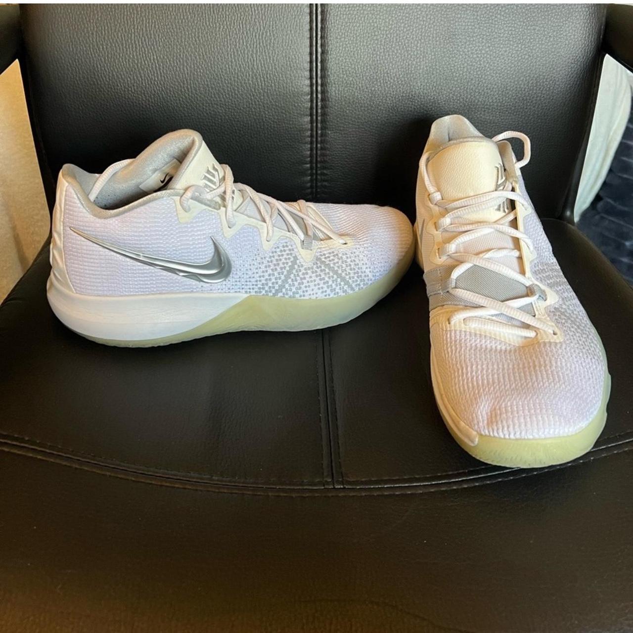 Nike Air Zoom Kyrie Metallic Silver #Nike #Jordan... - Depop