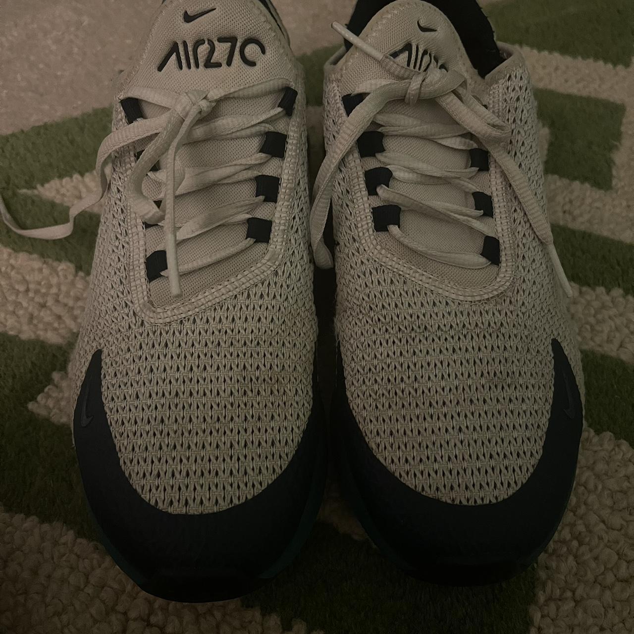 Nike air max 270 teal color size 7 goes for 89... - Depop