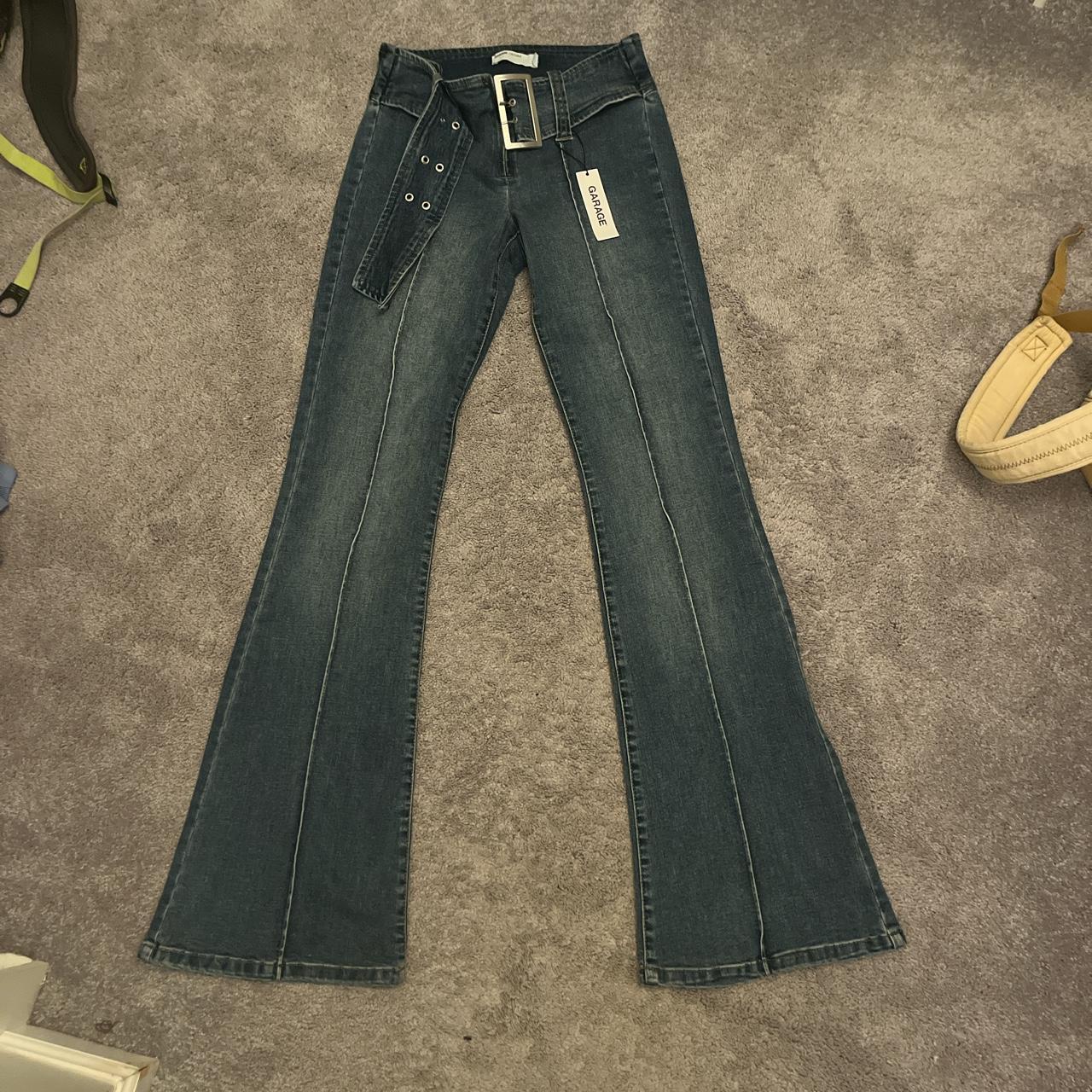 brand new low waisted garage jeans - Depop