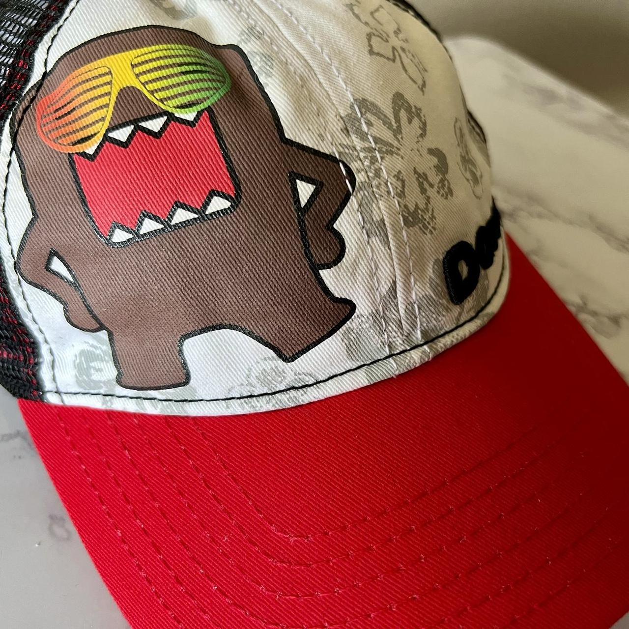 Domo-Kun Domo with Shades Adjustable Trucker Cap... - Depop