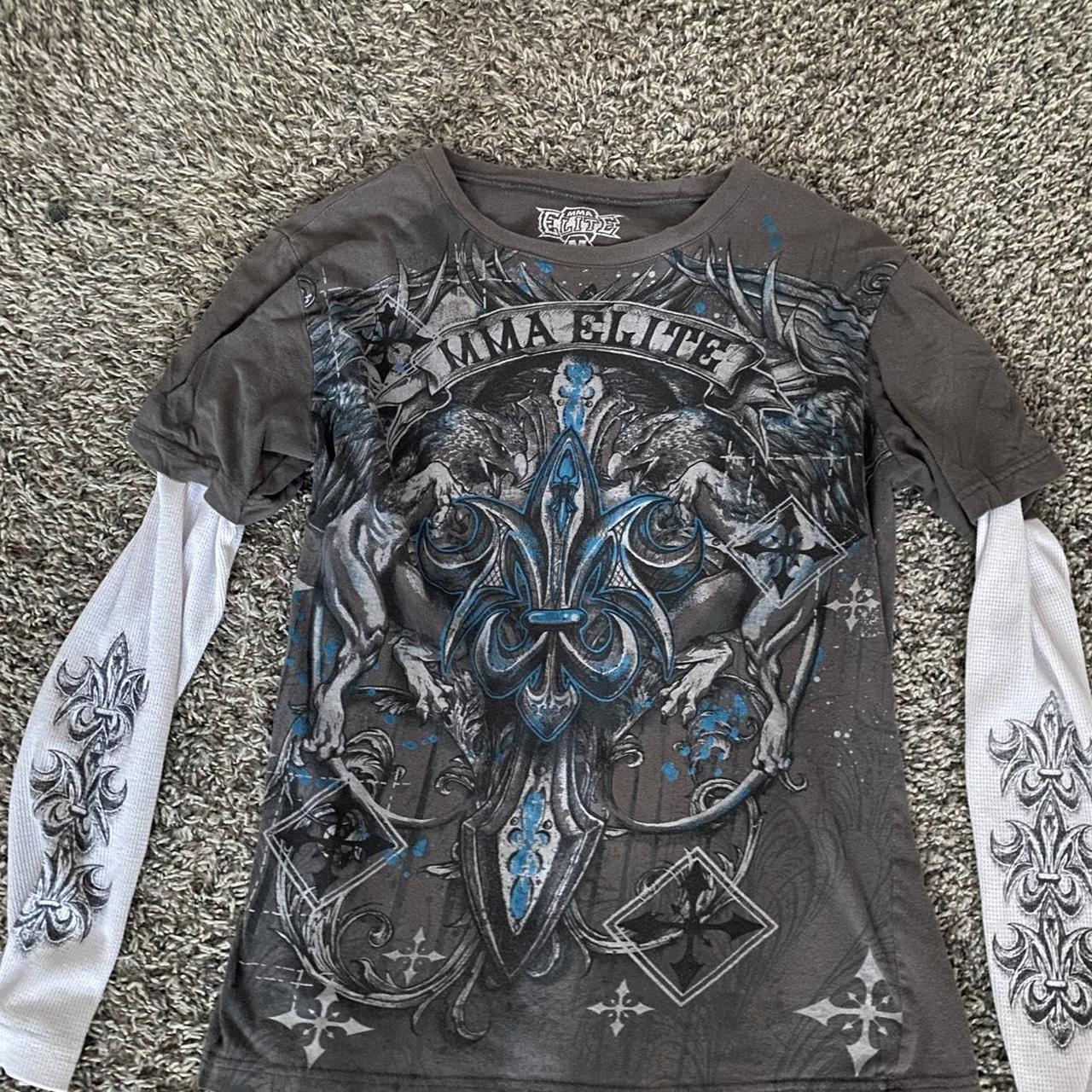 mma elite long sleeve #affliction #mmaelite - Depop