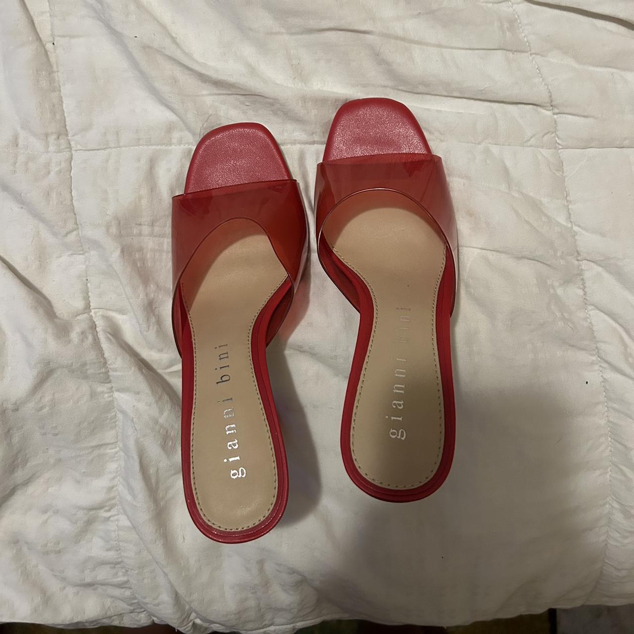 Never worn outside my apartment Gianni bini red... - Depop