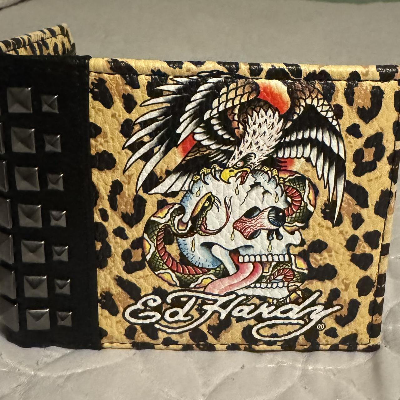 cool Ed Hardy wallet - Depop