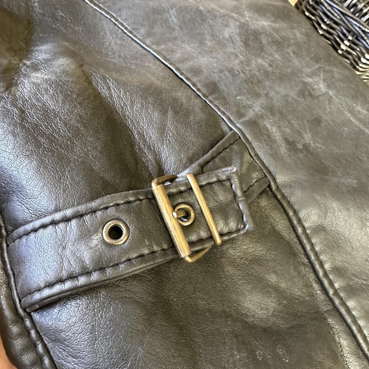 Vintage jacket Italian vintage Alta moda leather... - Depop