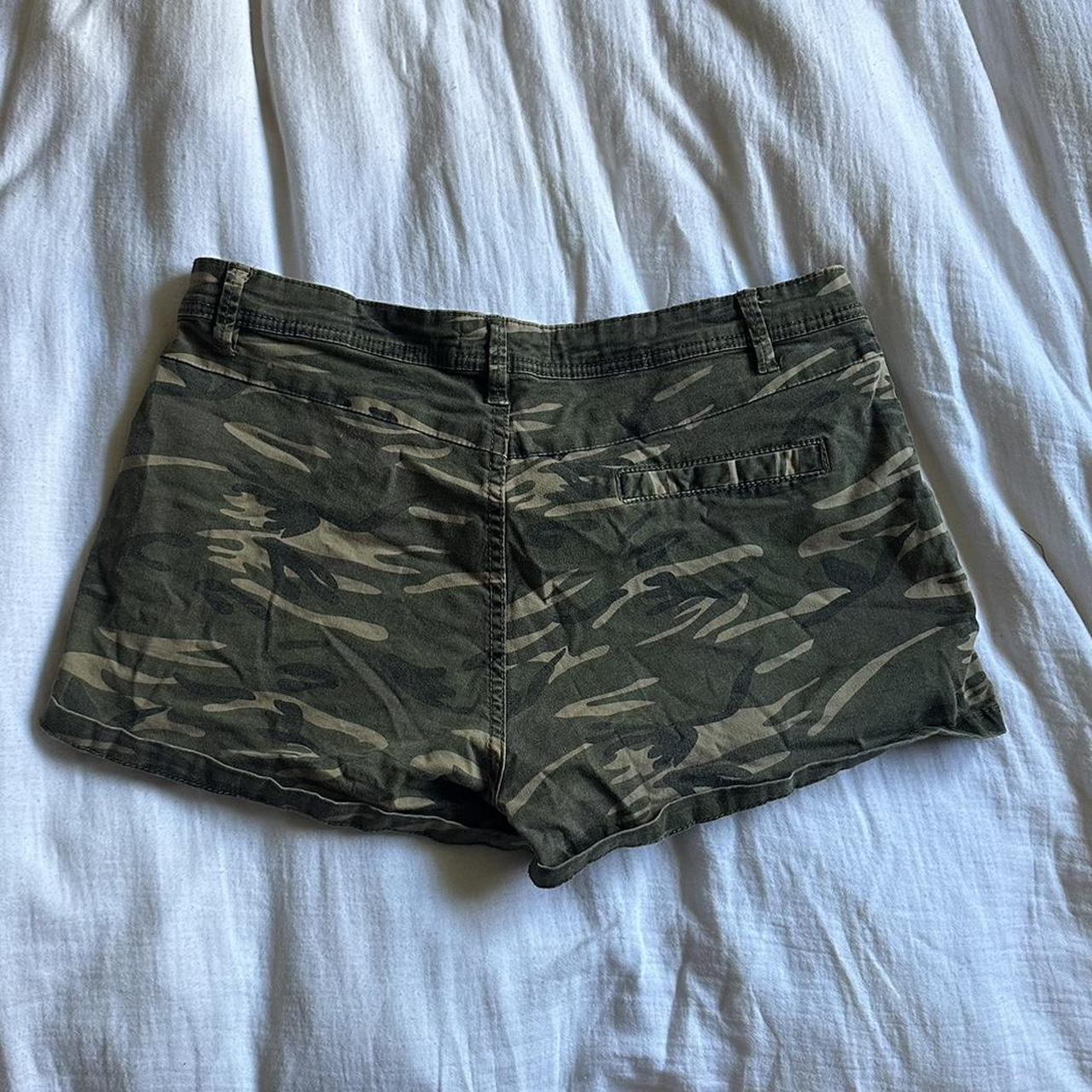 Micro shorts Micro mini mid rise camo shorts. In... - Depop