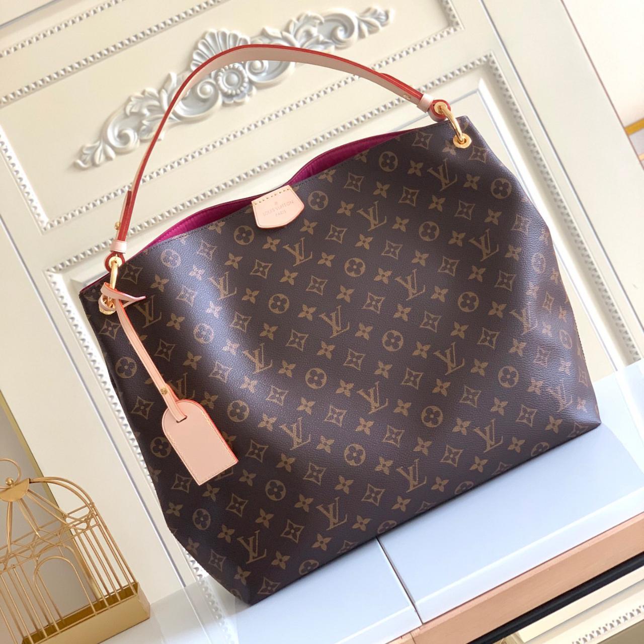Louis Vuitton Graceful MM/Medium Tote Bag "16.1 x... - Depop