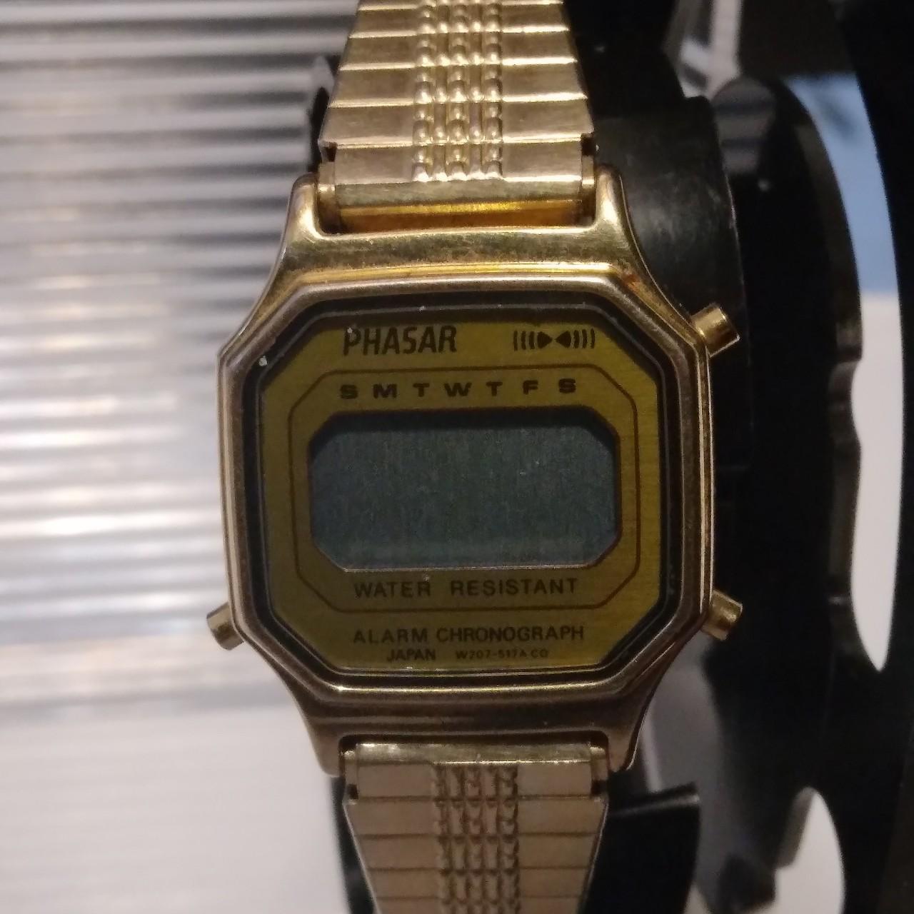 Phaser Alarm Chronograph watch needs battery - Depop