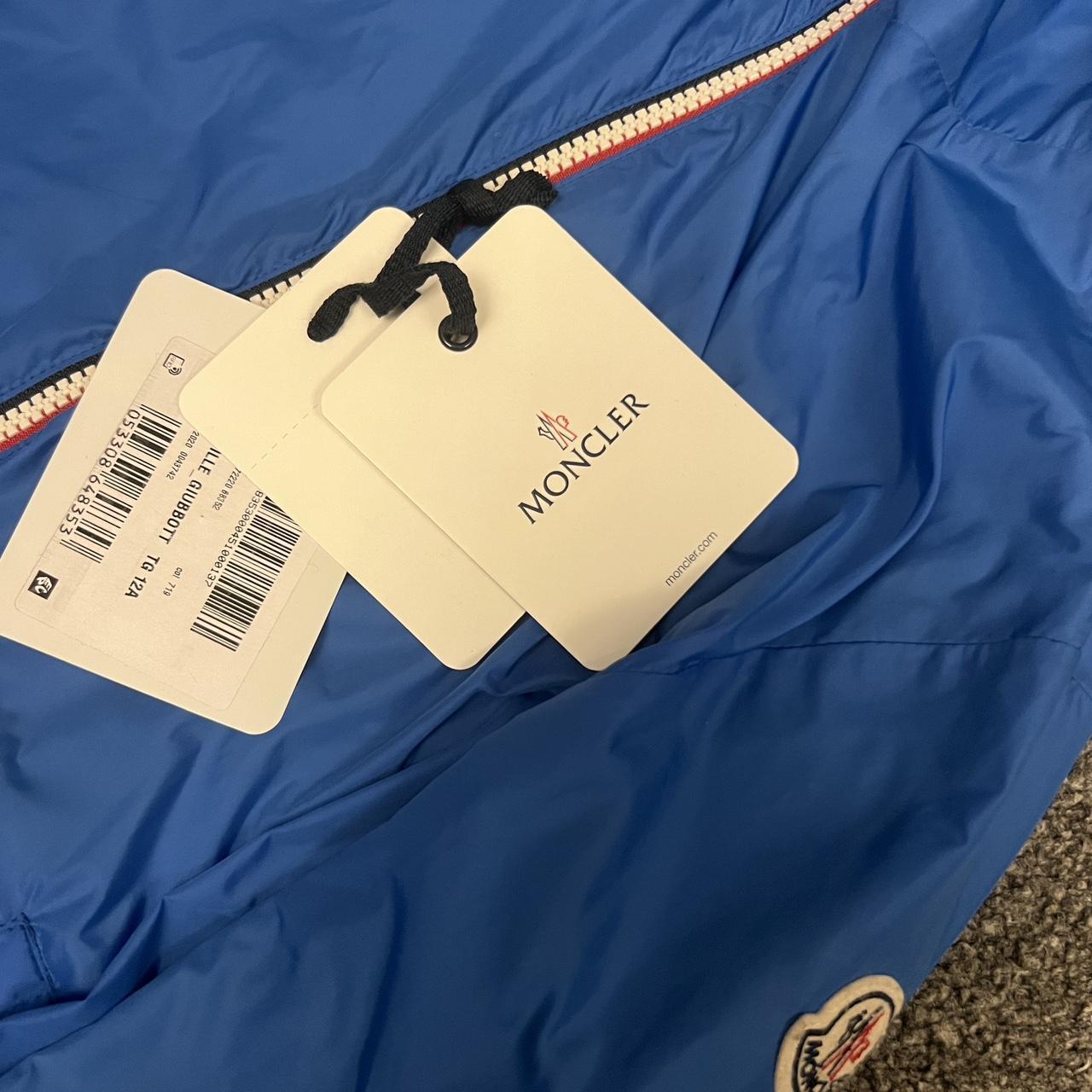 Tags for the moncler rain jacket - Depop