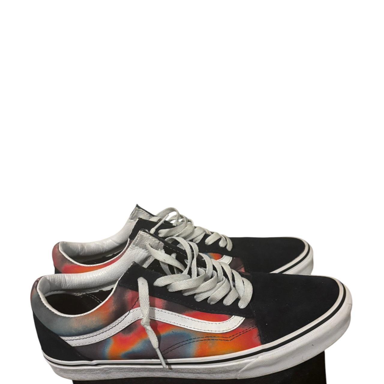 Navy blue and multi color Vans Old Skool #skateboarding - Depop