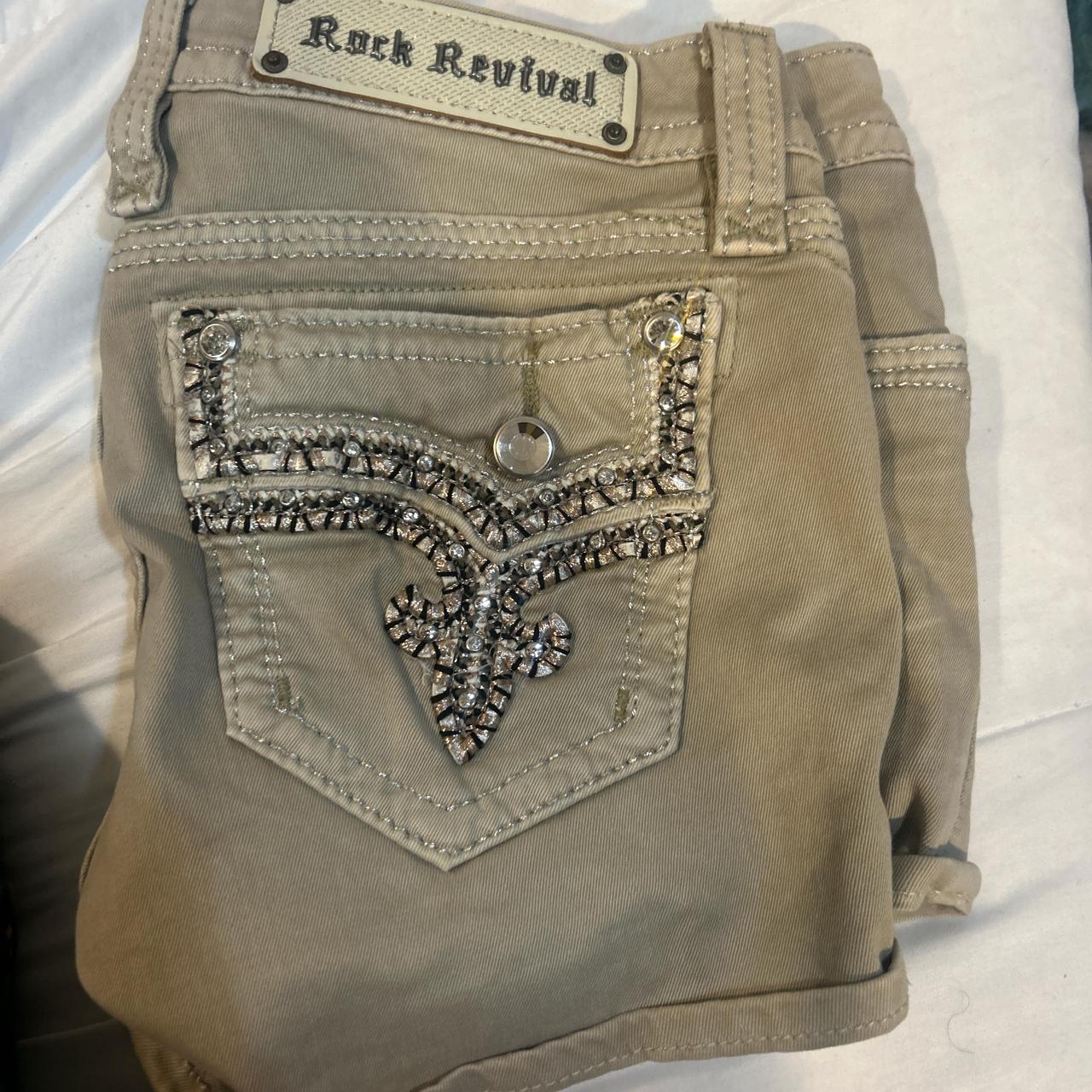 Rock Revival Shorts Size 28 - Depop