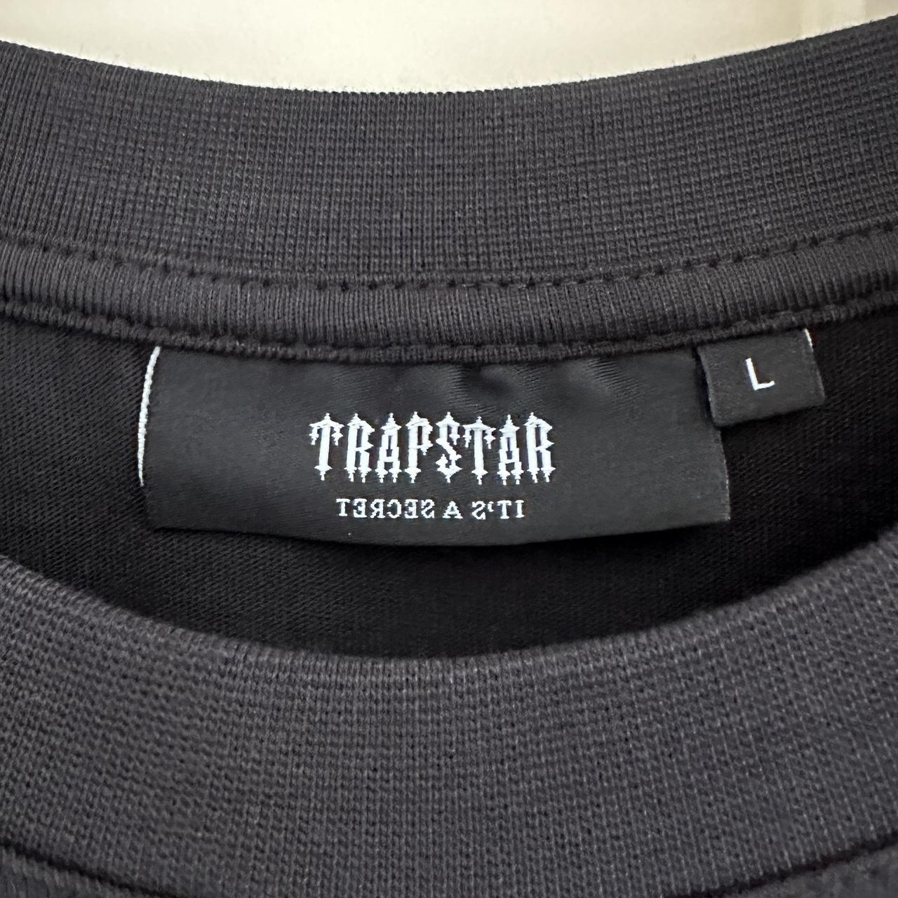 Trapstar T shirt on smoke flame - Depop