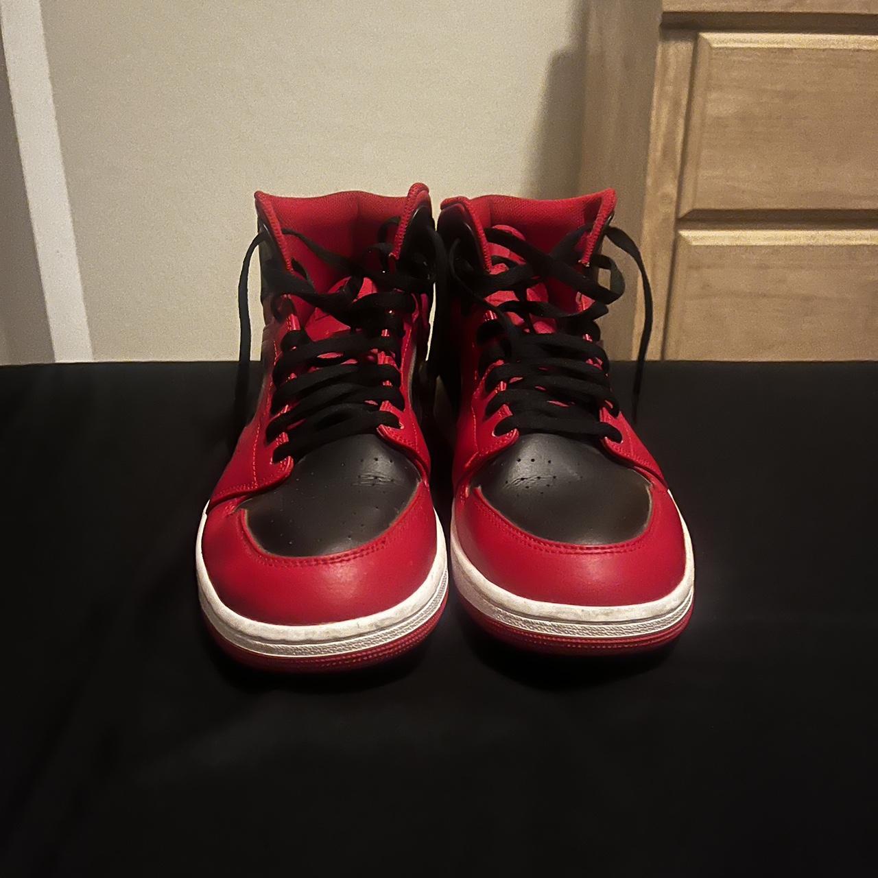 Air Jordan 1 mid “Reverse Bred” - Depop