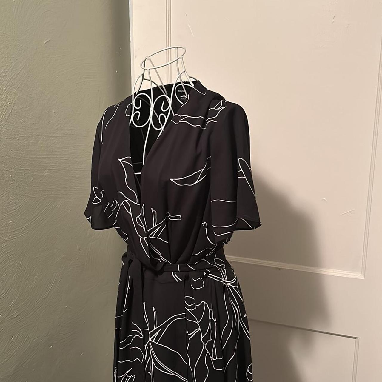 Black and white short sleeve Alfani dress. Size 14,... - Depop