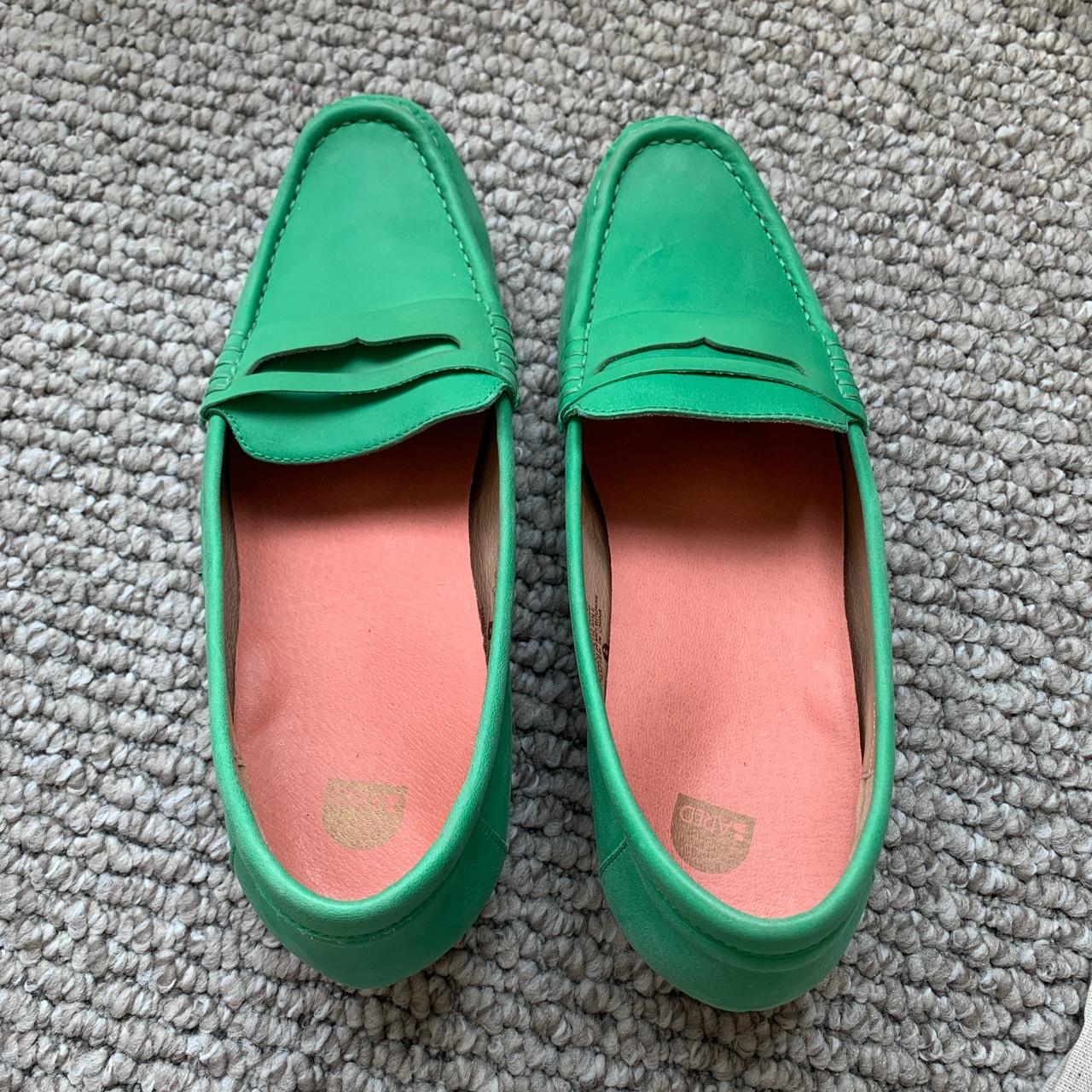 Hawk Bared Green Nubuck shoes Size 40 Worn once,... - Depop