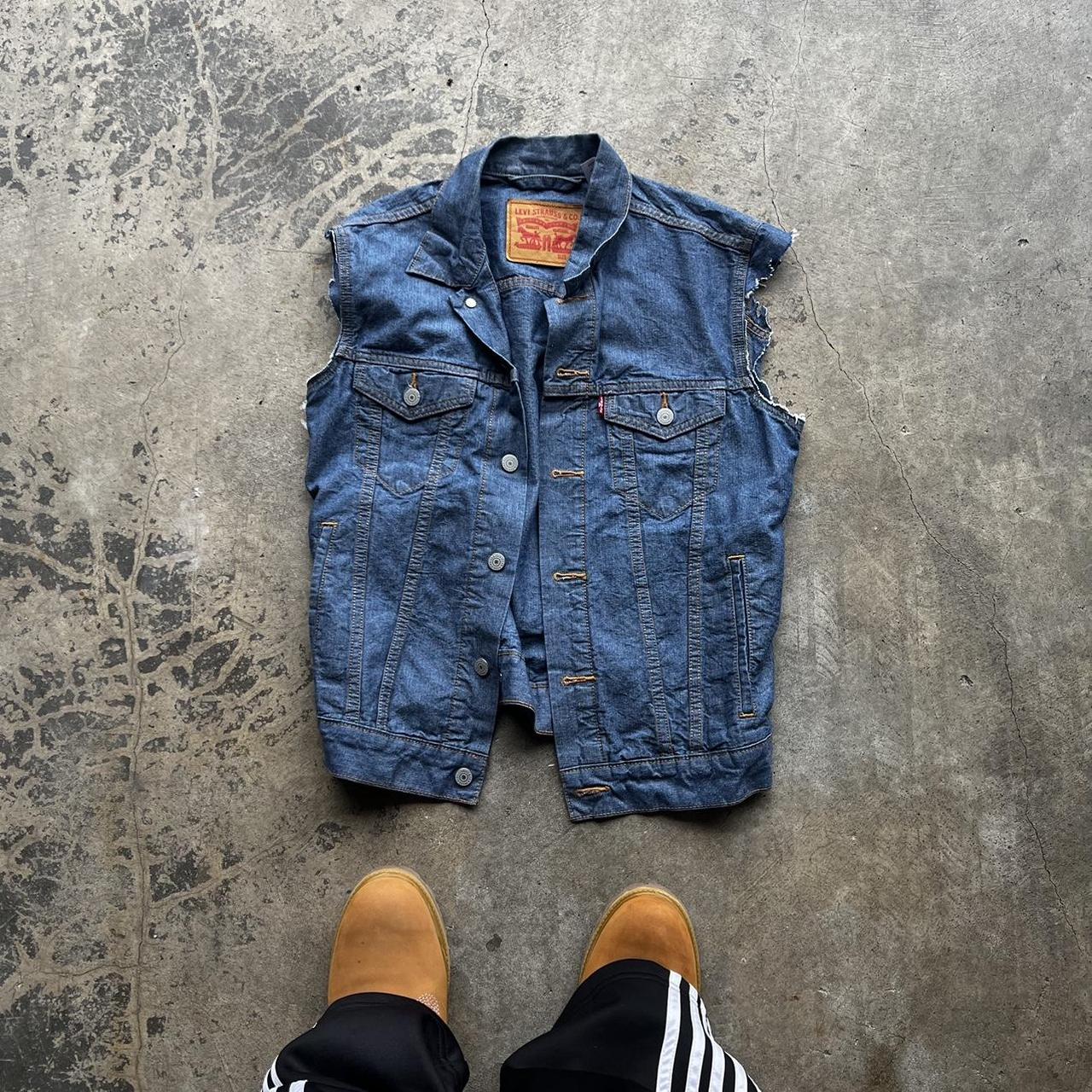 Future Trunks Denim Jacket #denim #levis - Depop