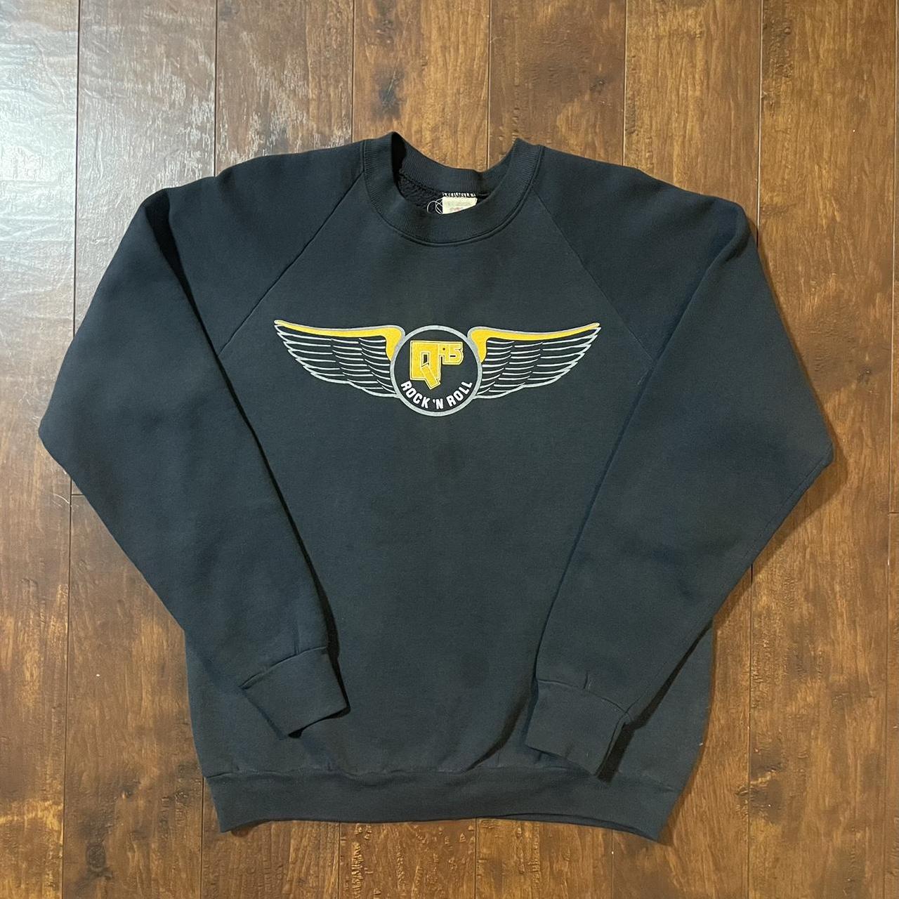 Vintage Q95 Rock ‘N Roll Crewneck Preowned Size... - Depop