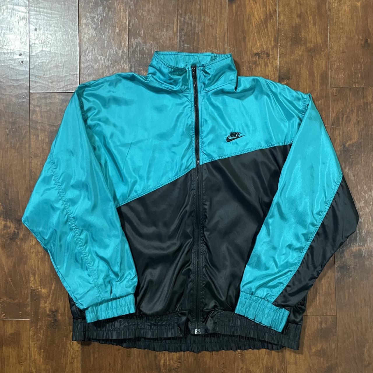 Vintage 90’s Nike Zip UP Jacket Preowned Size... - Depop