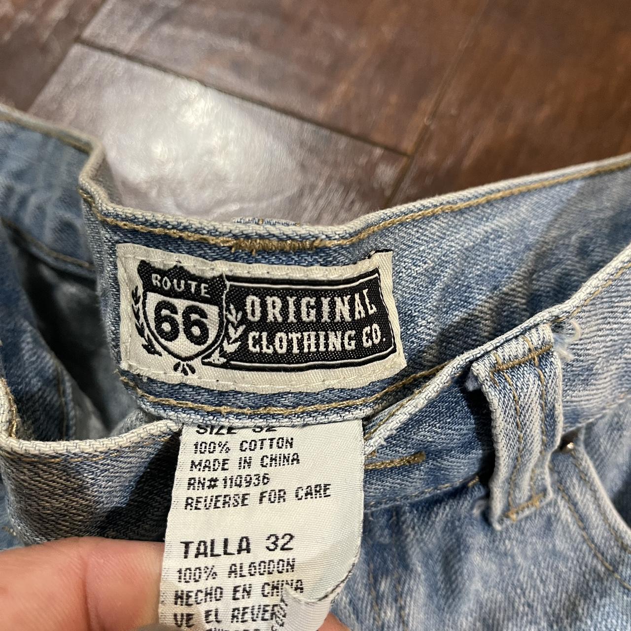 Route 66 Y2K Baggy Light Wash Carpenter Denim Jean... - Depop