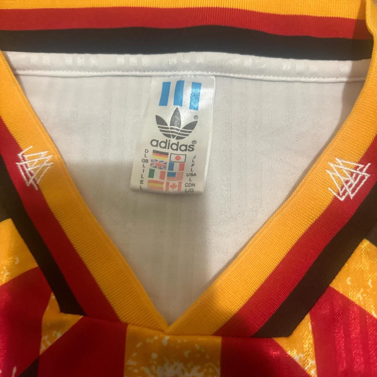 Germany 1994 World Cup Adidas Vintage Soccer Futbol... | Depop