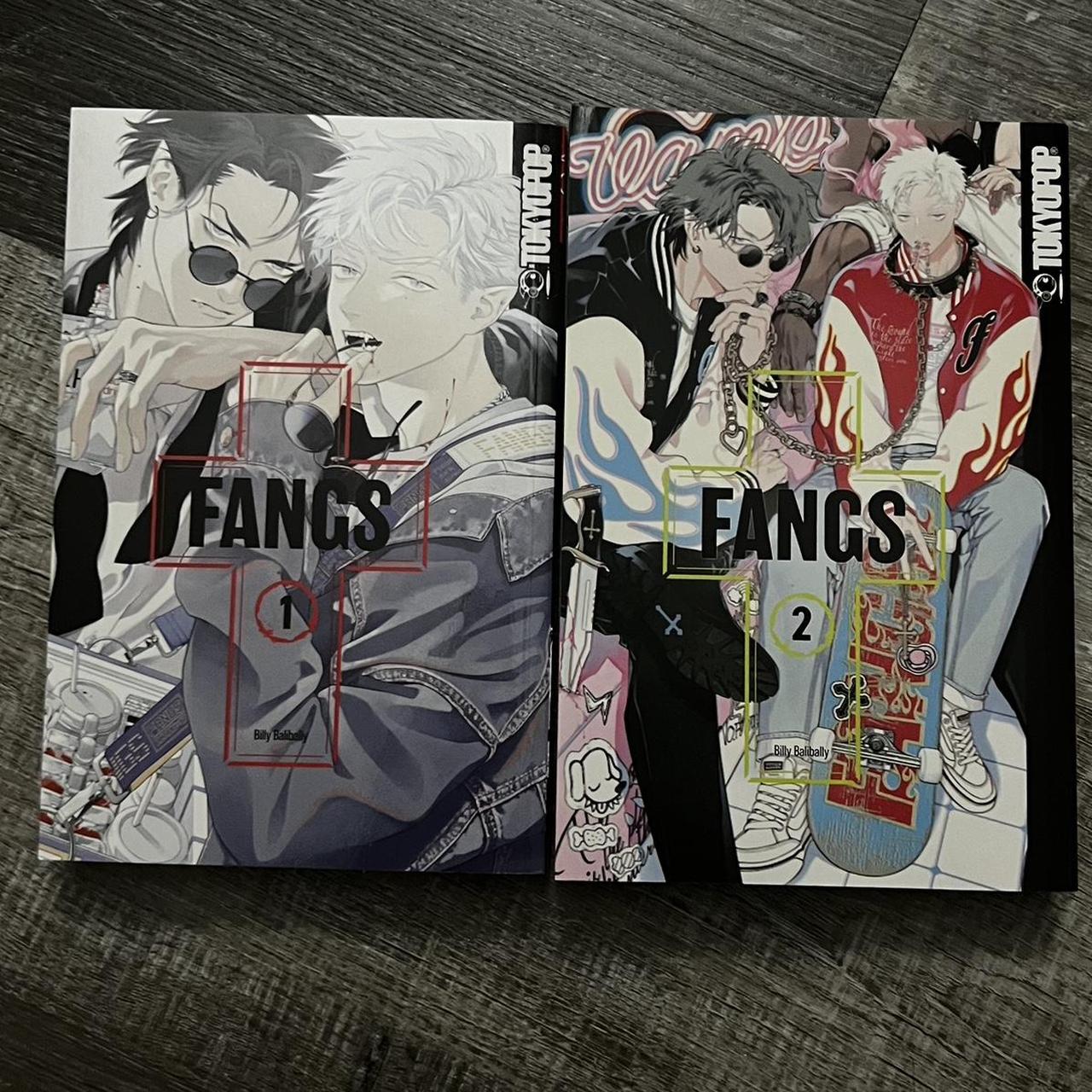BL Manga Fangs 1 & 2 Set - Depop