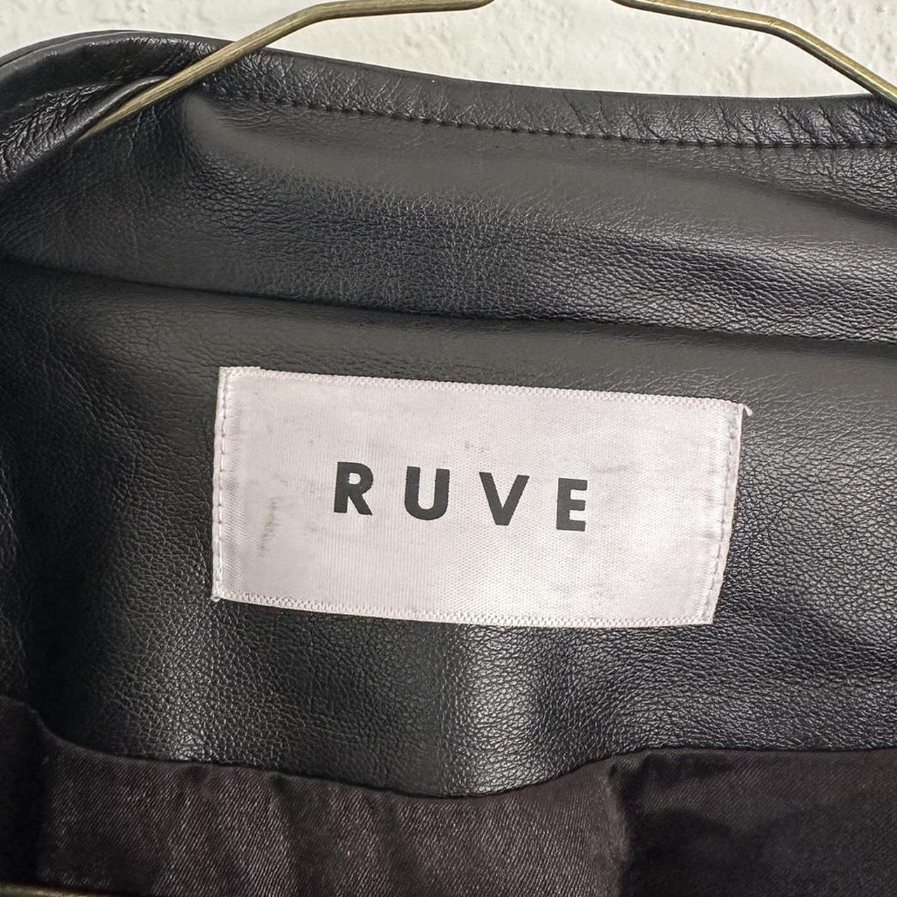 RUVE faux leather jacket perfect oversize fit... - Depop