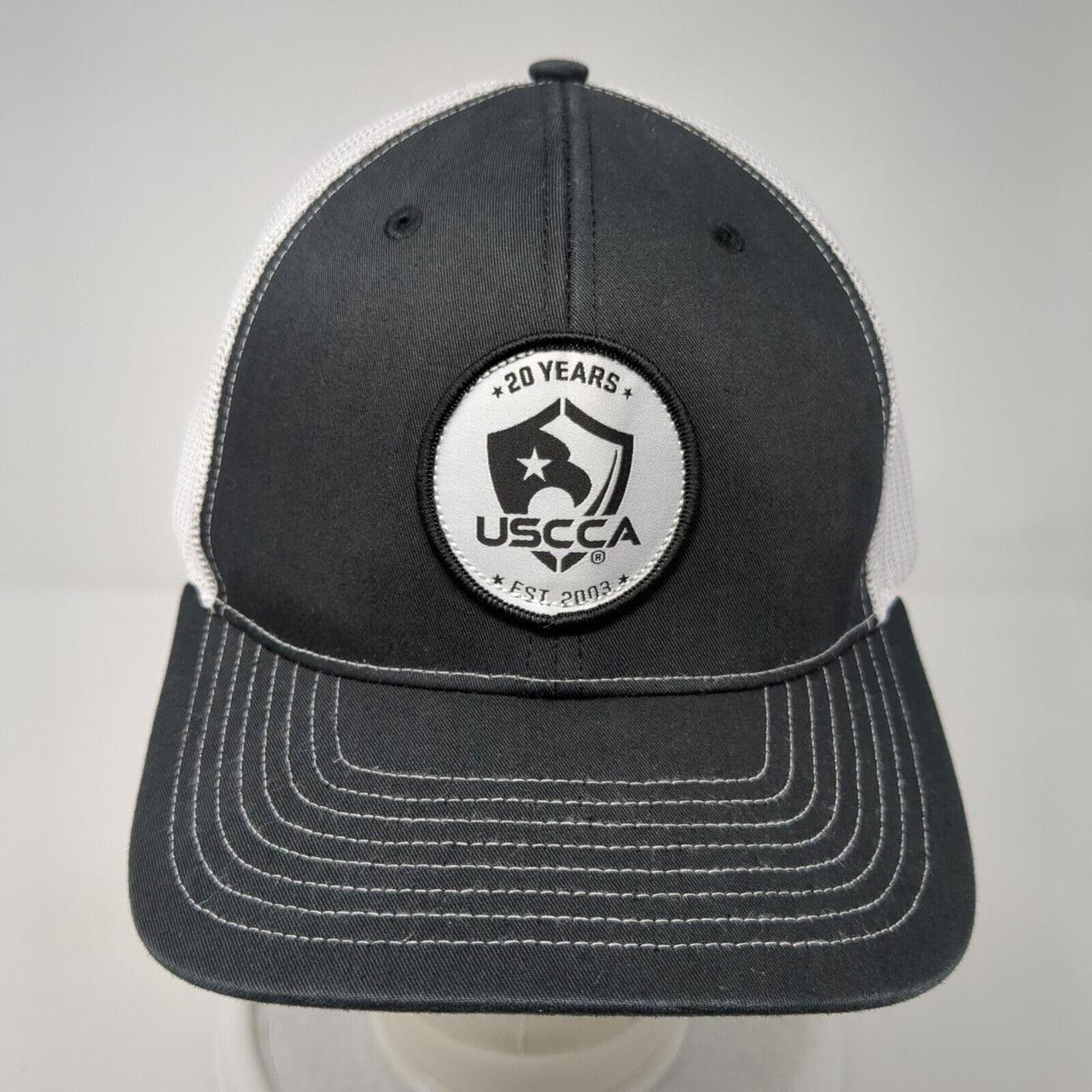 USCCA 20 Years Patch Snapback Trucker Hat Black One... | Depop