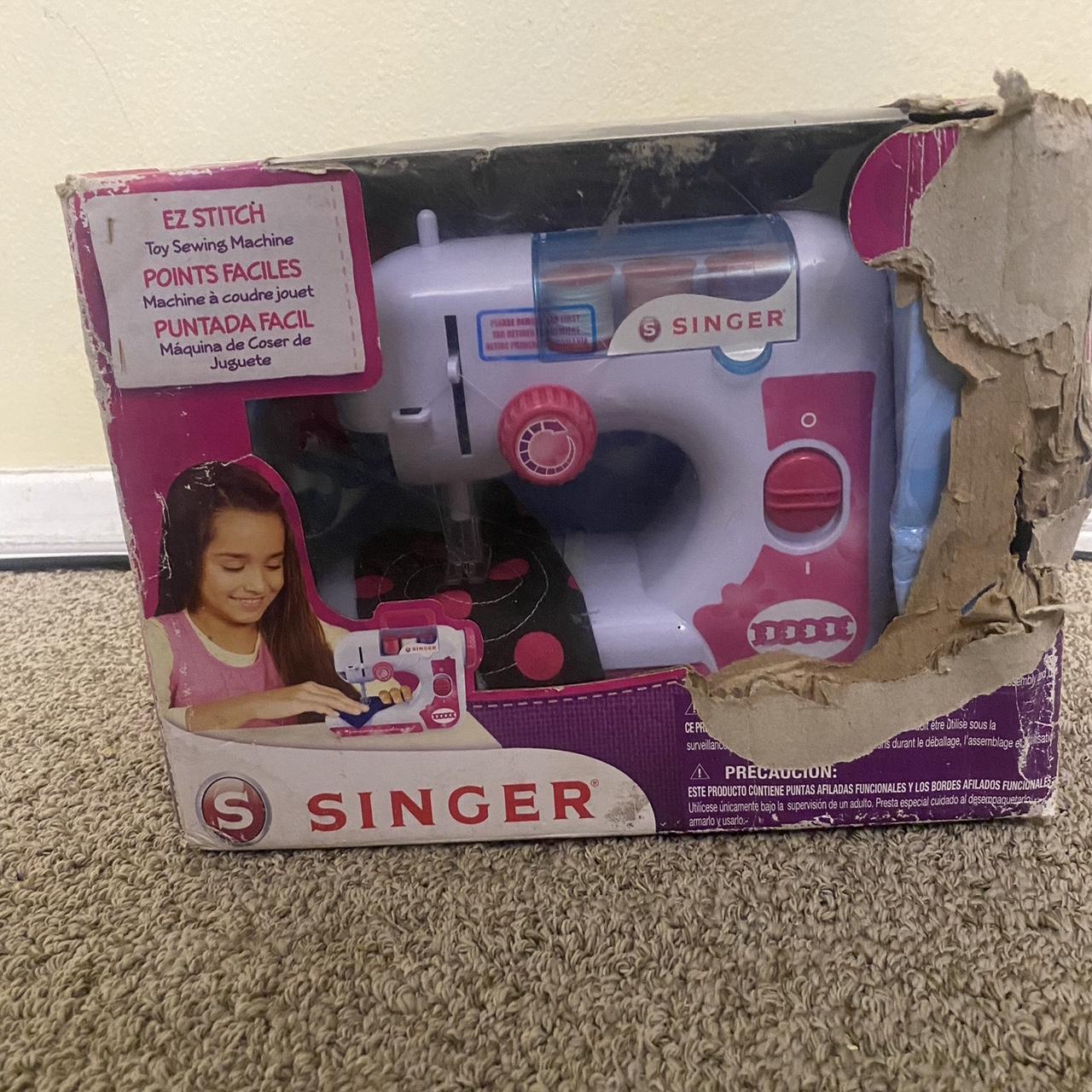 Pink singer ezstich kids sewing machine #kidcore - Depop