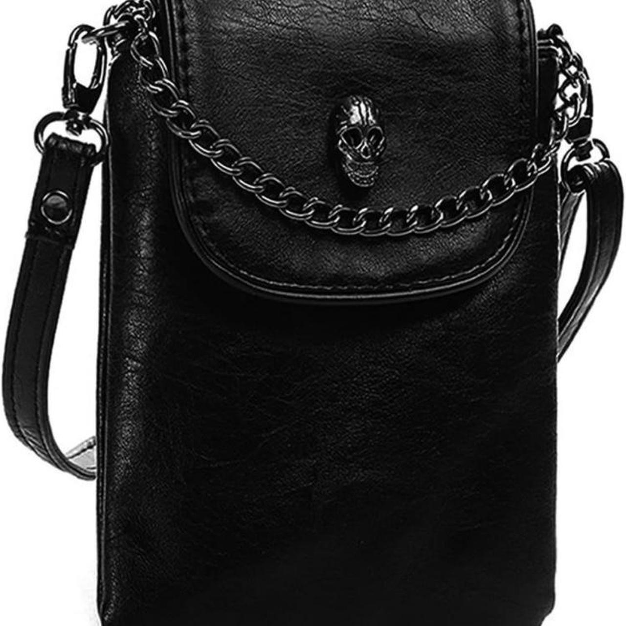 Small cell phone skull crossbody bag Bought on... - Depop