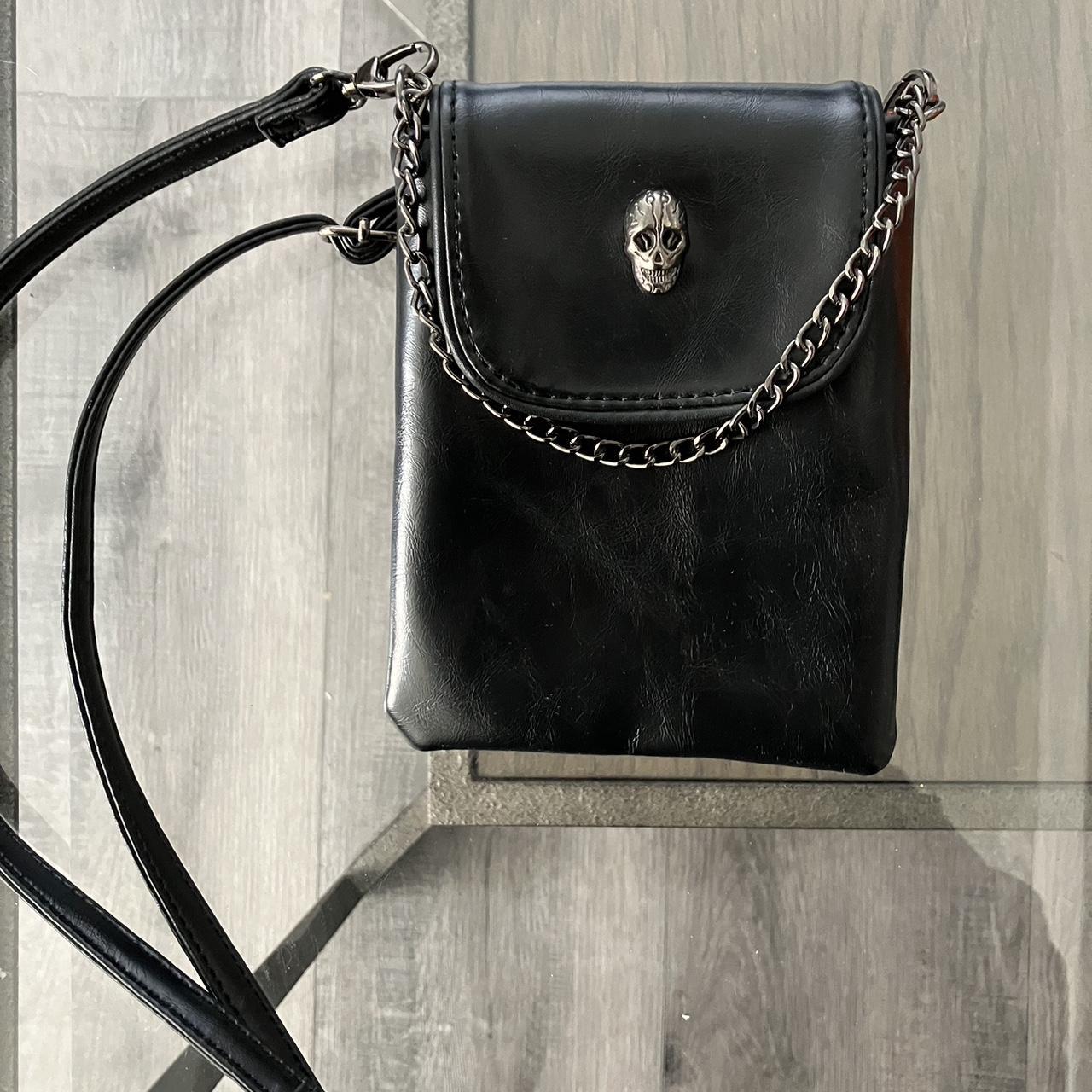 Small cell phone skull crossbody bag Bought on... - Depop