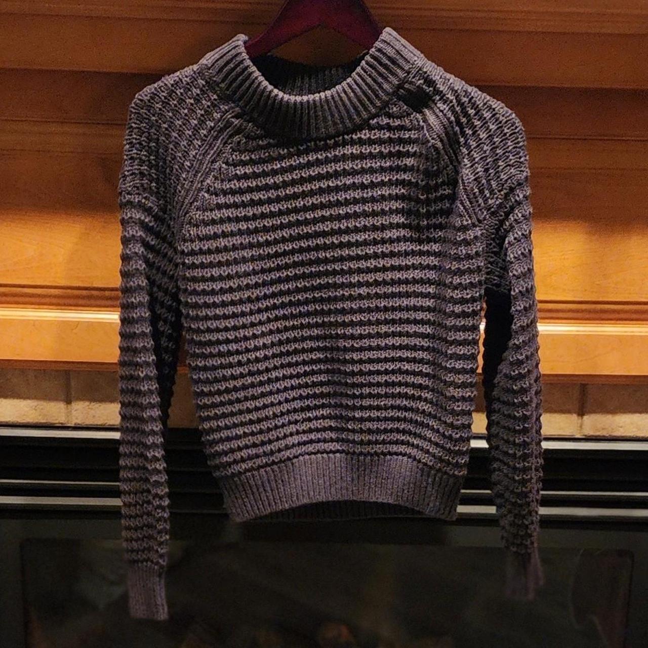 Knitted Chunky Sweater Universal Thread Size XS... - Depop