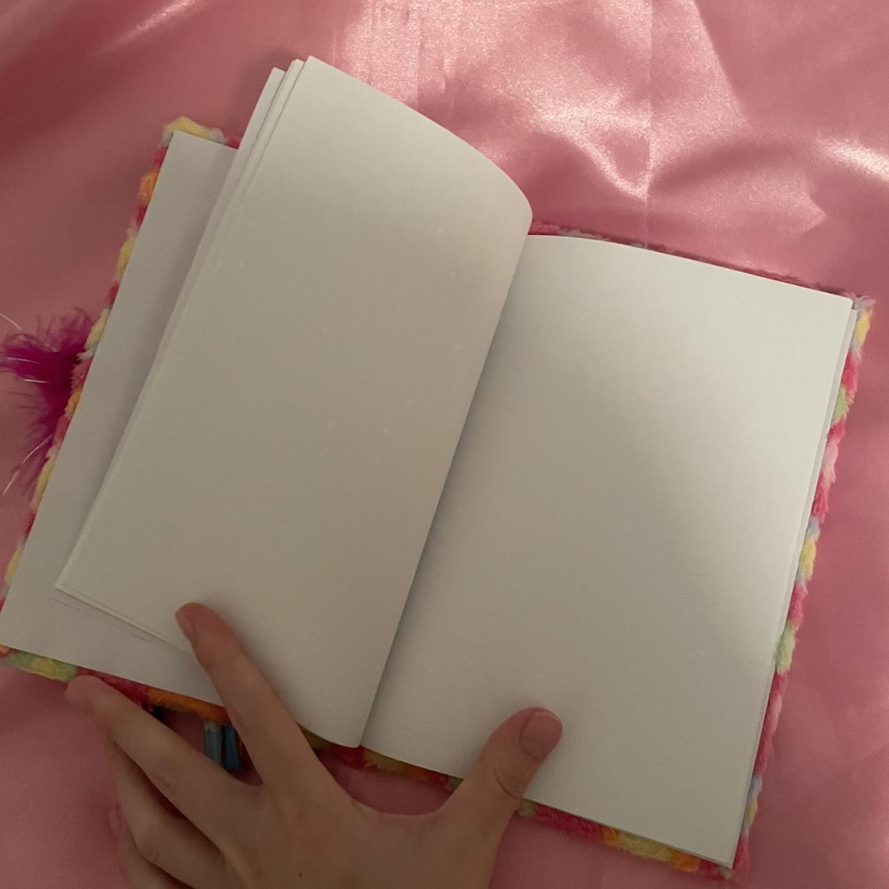 Fuzzy notebook stationary set ! Y2K vibes ~ Comes... - Depop