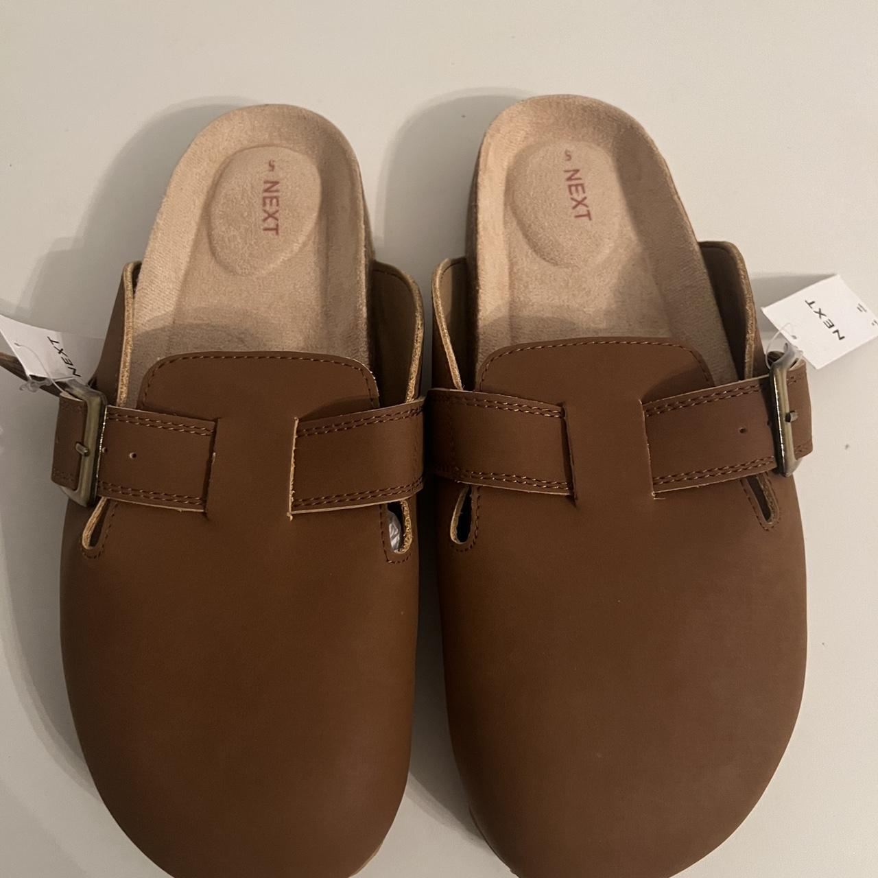 Next genuine 100% leather clogs size5 - Depop