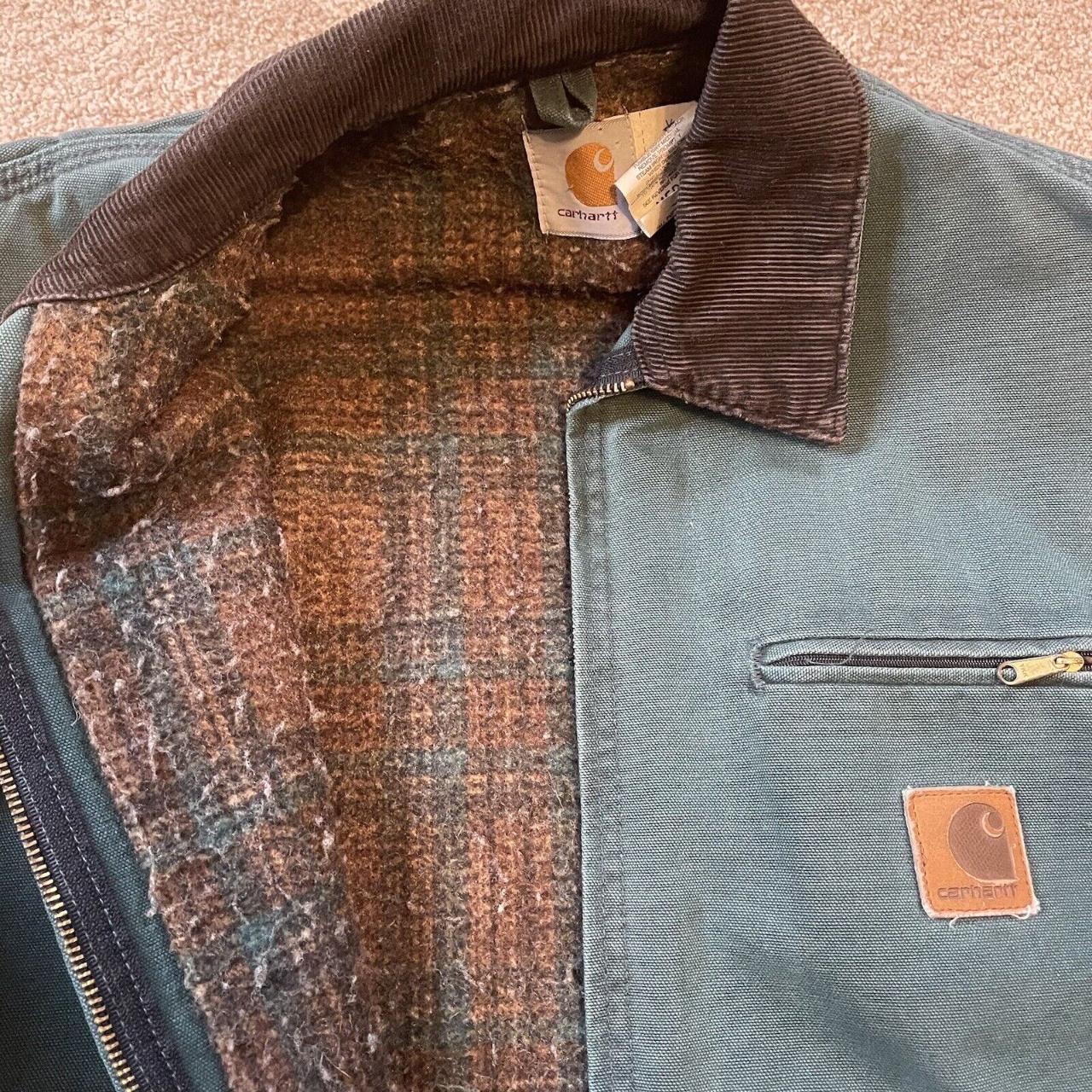 Carhartt Detroit Jacket J43 HTG Hunter Green... - Depop