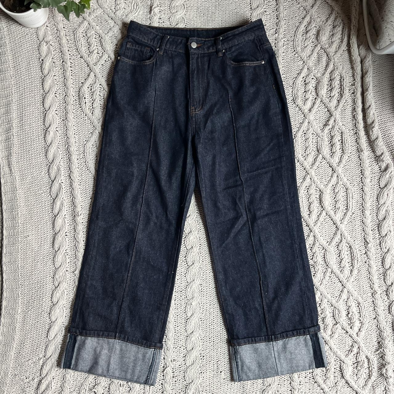 Dark straight legged jeans from Cider. - Depop