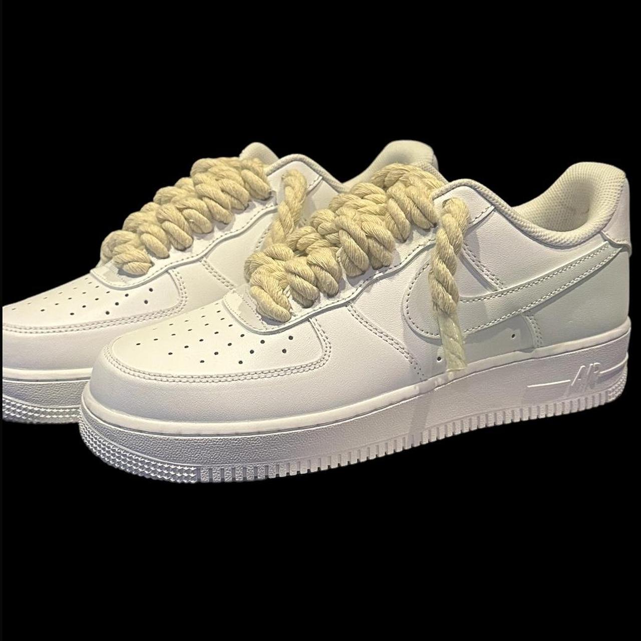 Nike airforce 1 roped laces, - Depop