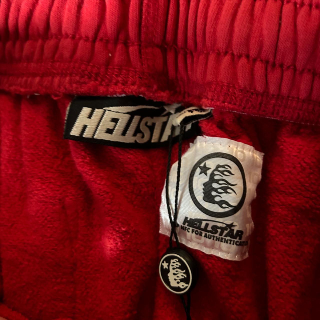 Red Hellstar Sweat Pants Size M,L Brand new Ships... | Depop