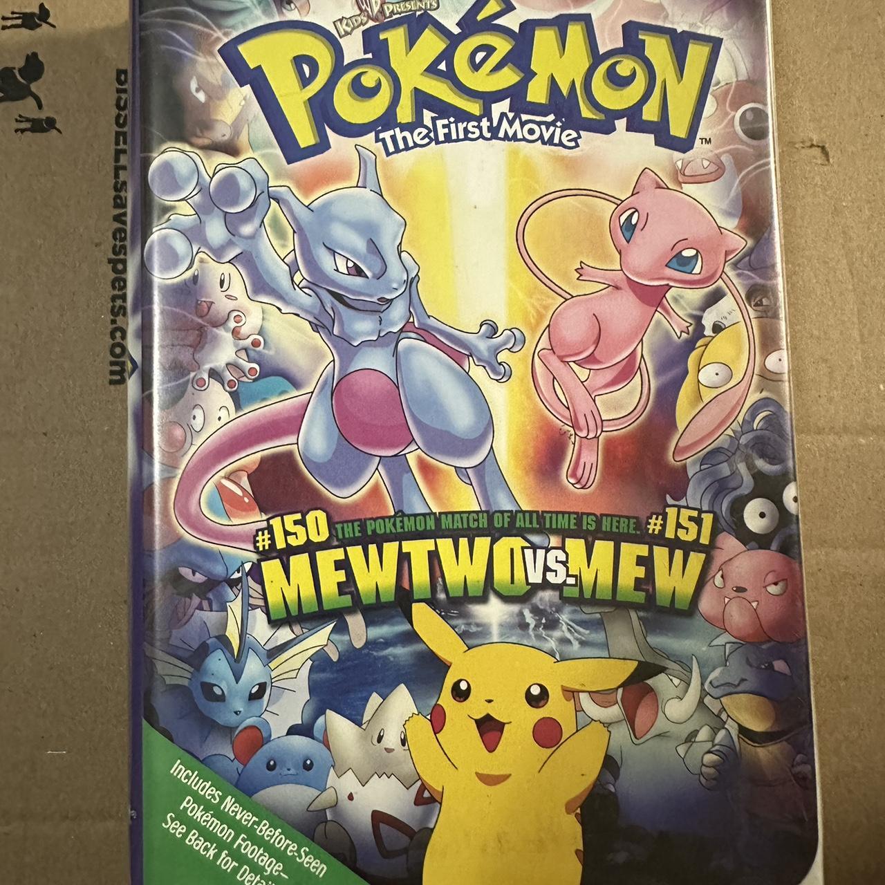 Pokémon the First Movie: Mewtwo Strikes Back (VHS,... | Depop