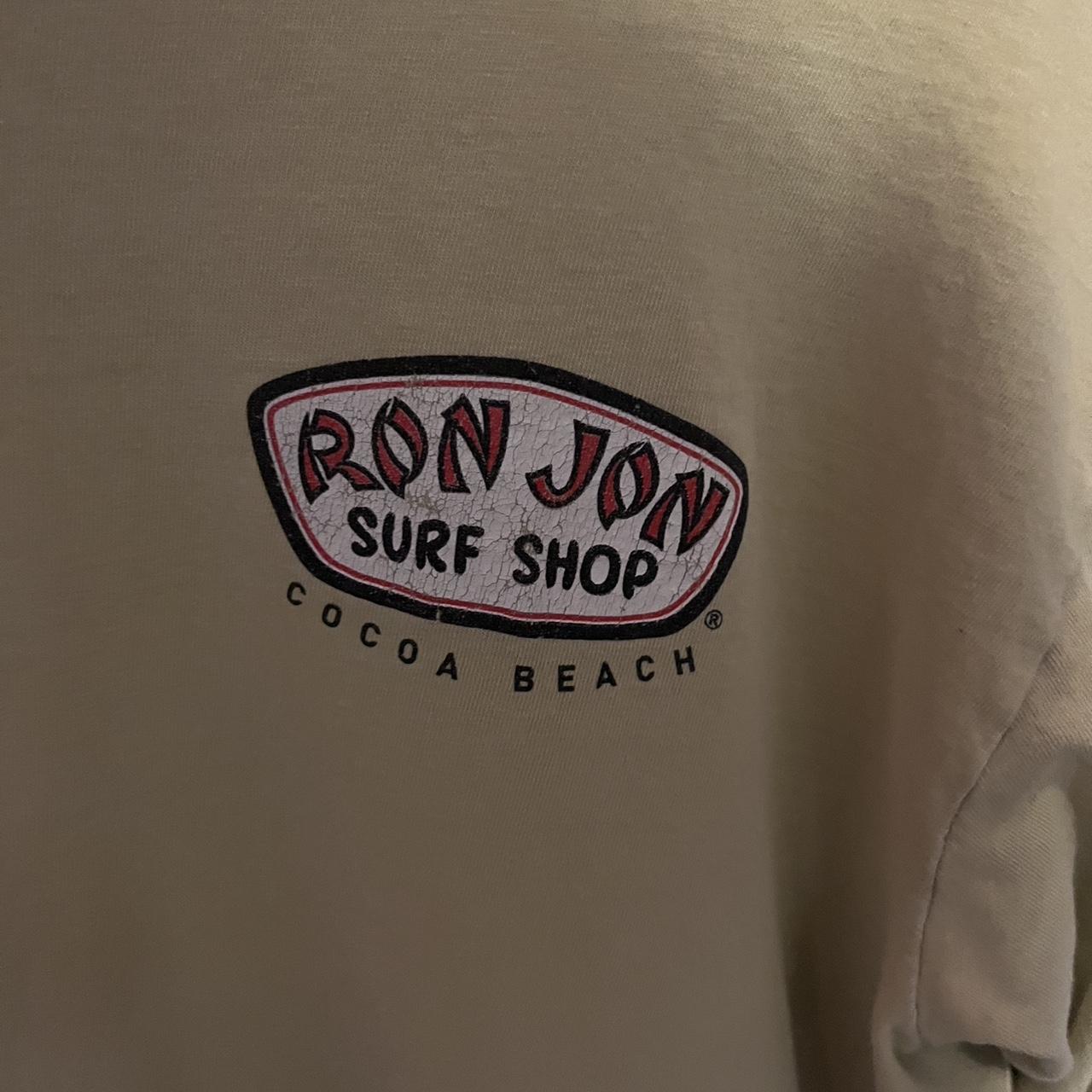 Tan Ron Jon surfboard long sleeve shirt #surfing... | Depop