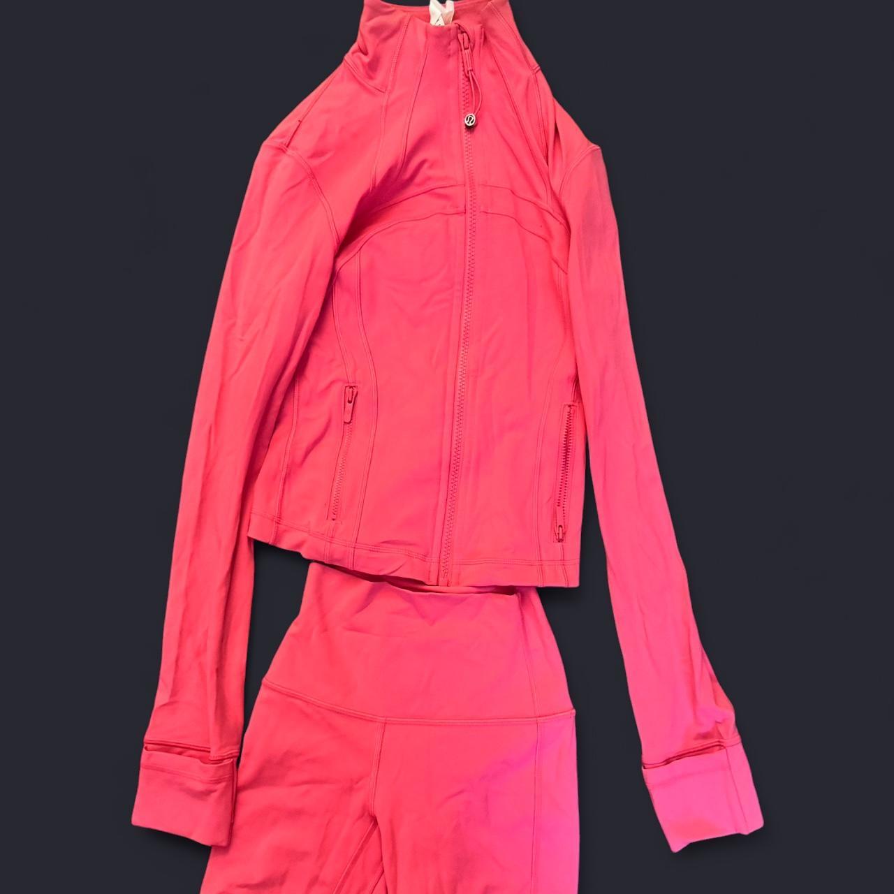 Pink Lululemon set size 2 #pink #lululemon | Depop