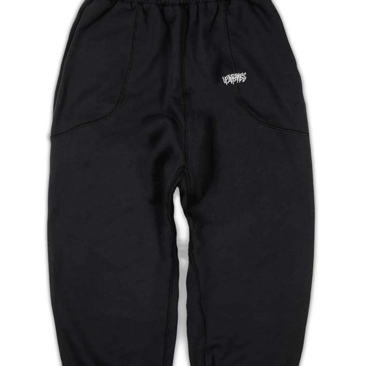 Black upinflames joggers really good baggy fit Brand... | Depop